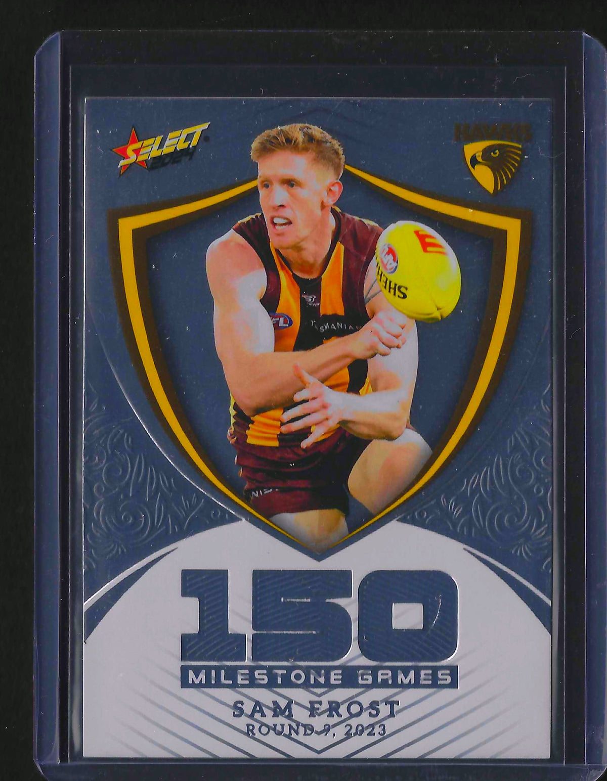 2024 Select AFL Footy Stars Sam Frost 150 Milestone Games #001/240 ...